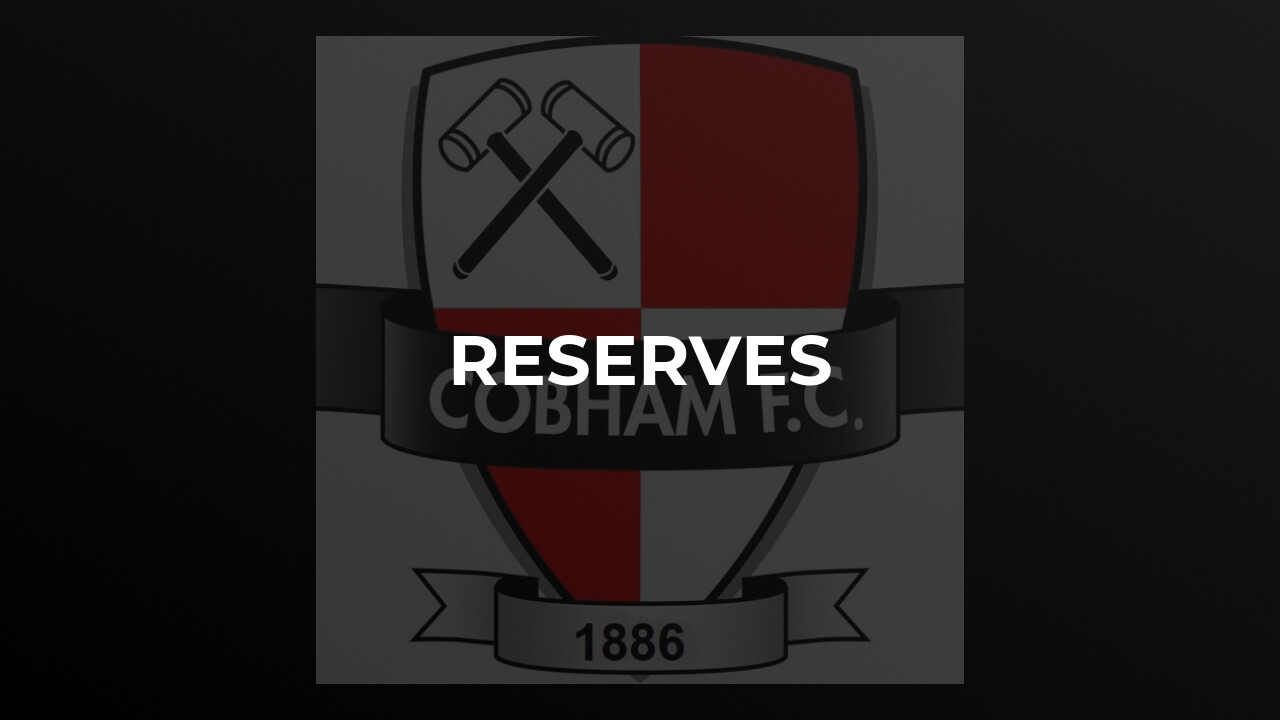 Cobham Football Club Reserves