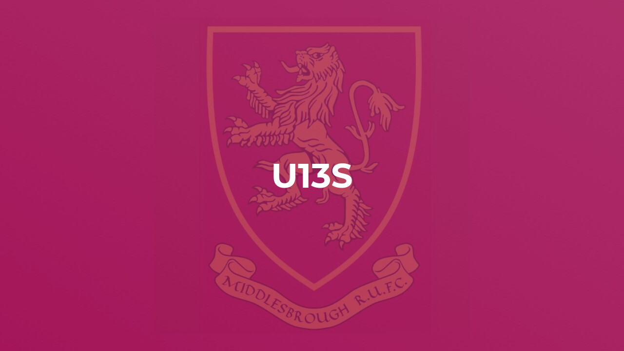 Middlesbrough RUFC u13s